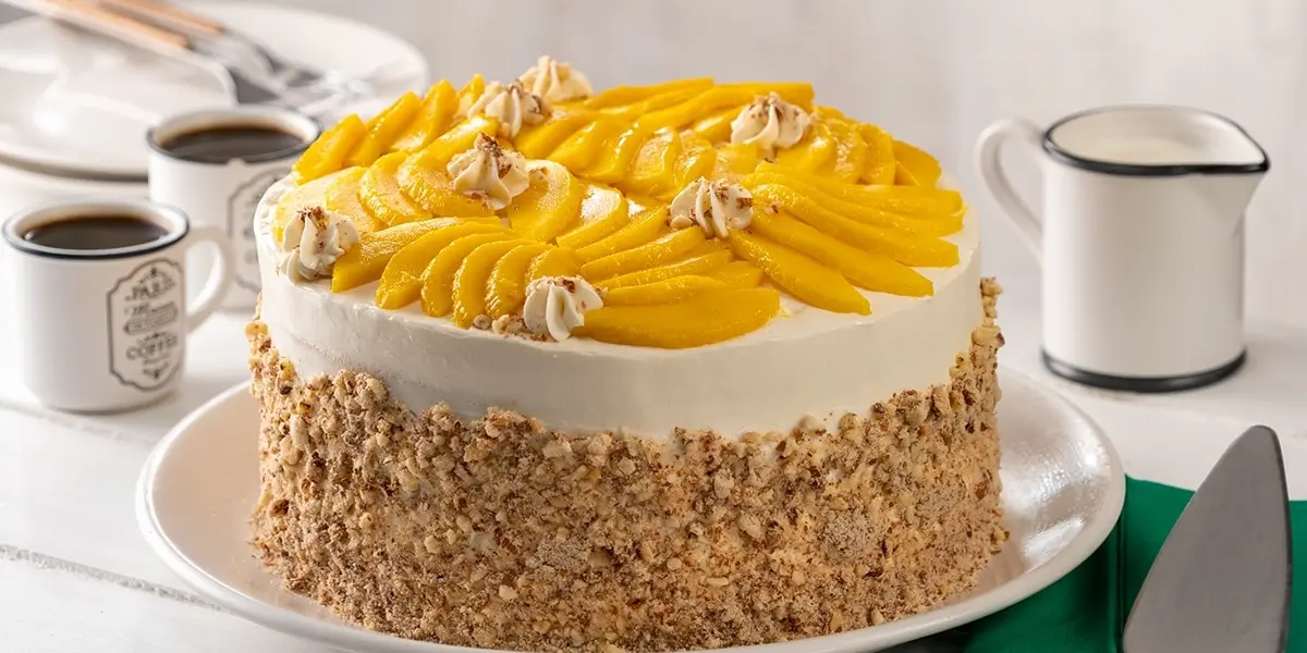 Tropical Mango Cake with Buttercream Frosting - My Cake Hub